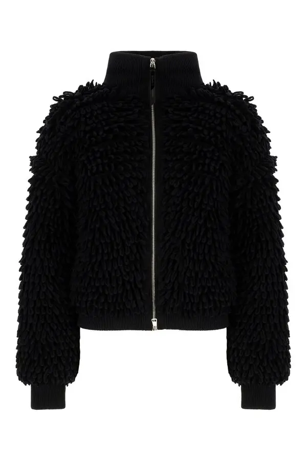 Moncler Textured Zip Up Jacket - Multicolor
