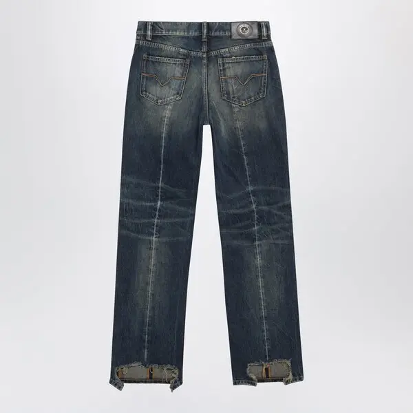 Versace Washed Cotton Jeans