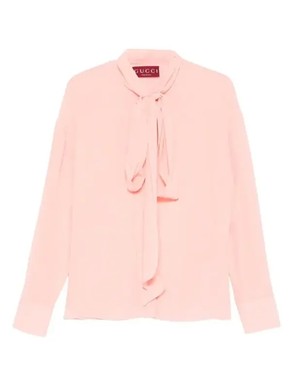 Gucci Crepe De Chine Bio Silk Shirt - Multicolor
