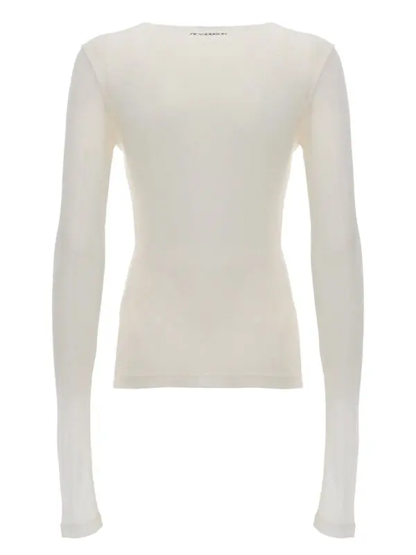 JW Anderson Long-sleeved T-shirt - White