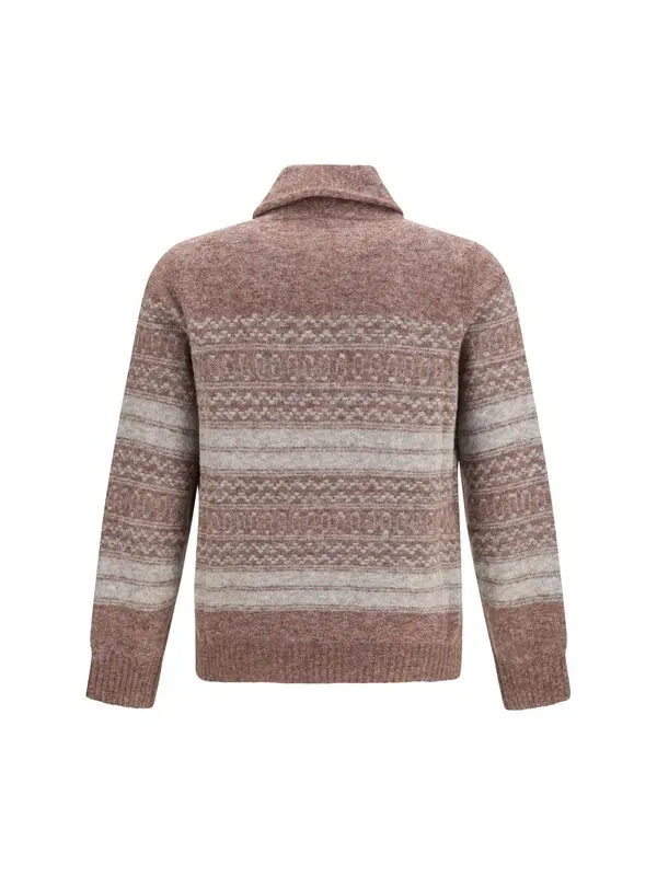 Brunello Cucinelli Cashmere And Alpaca Cardigan - Multicolor