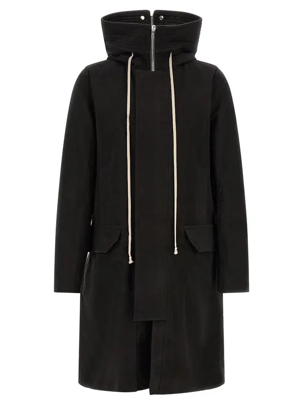 Rick Owens Megaparka' Parka - Black
