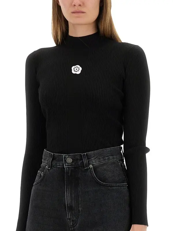 Kenzo Embroidered Boke Flower 2.0 Jersey - Black