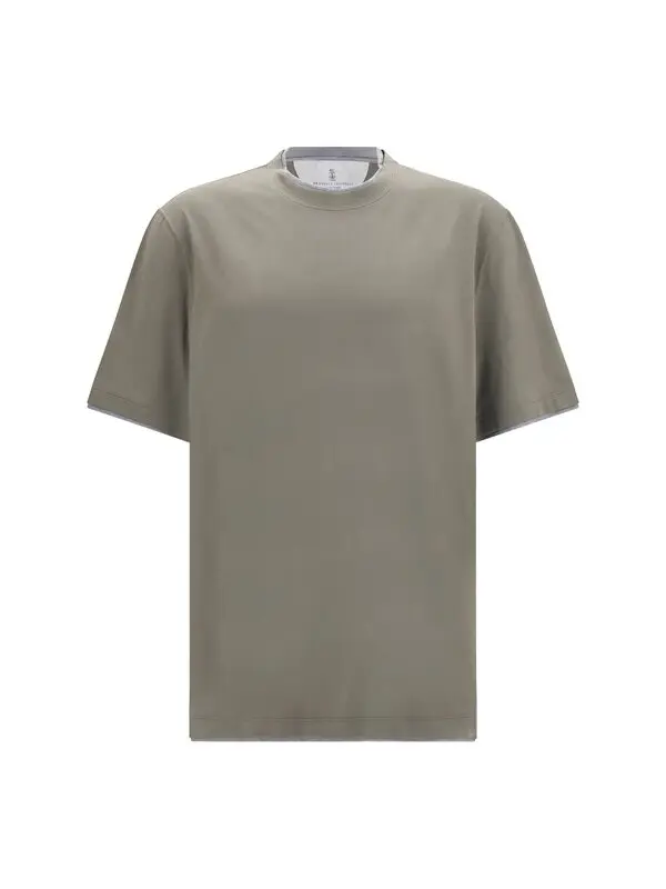 Brunello Cucinelli Cotton T-shirt - Green