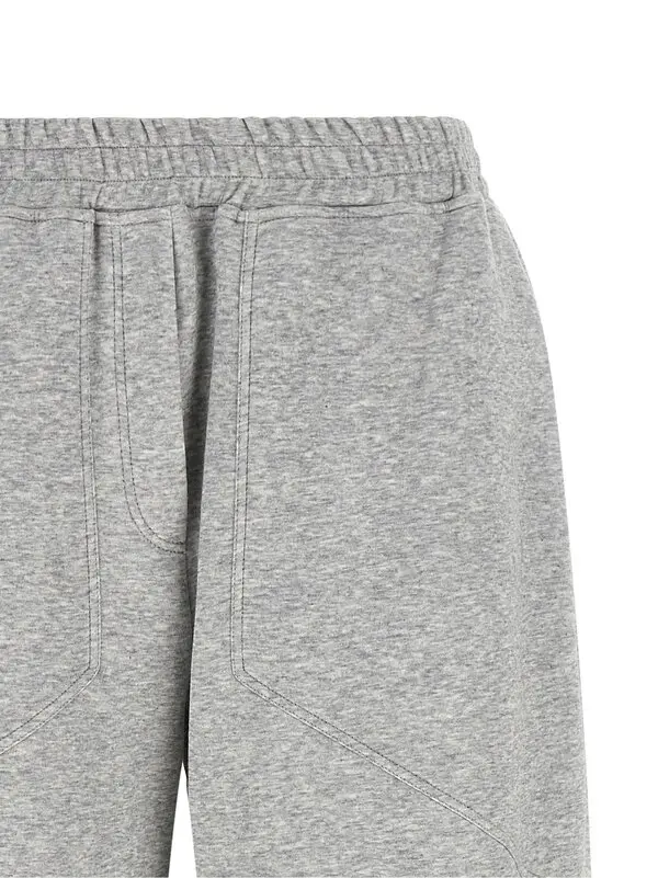 Brunello Cucinelli Cotton And Cashmere Joggers - Gray