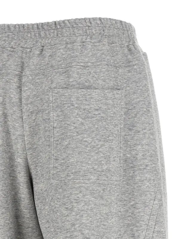 Brunello Cucinelli Cotton And Cashmere Joggers - Gray