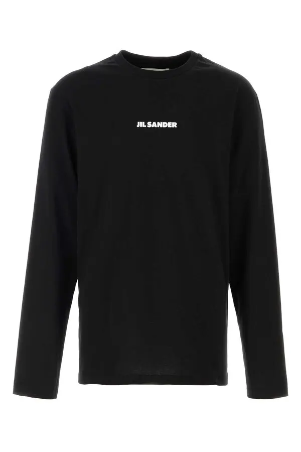 JIL SANDER Cotton T-shirt - Black