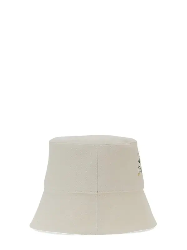 Stella McCartney Logo Bucket Hat - White