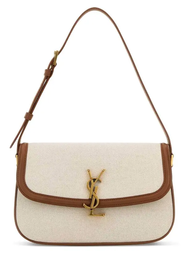 Saint Laurent Solferino Shoulder Bag - Brown