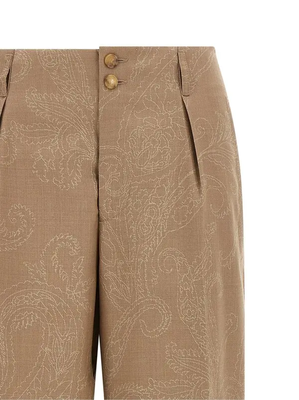 Etro Paisley Jacquard Trousers