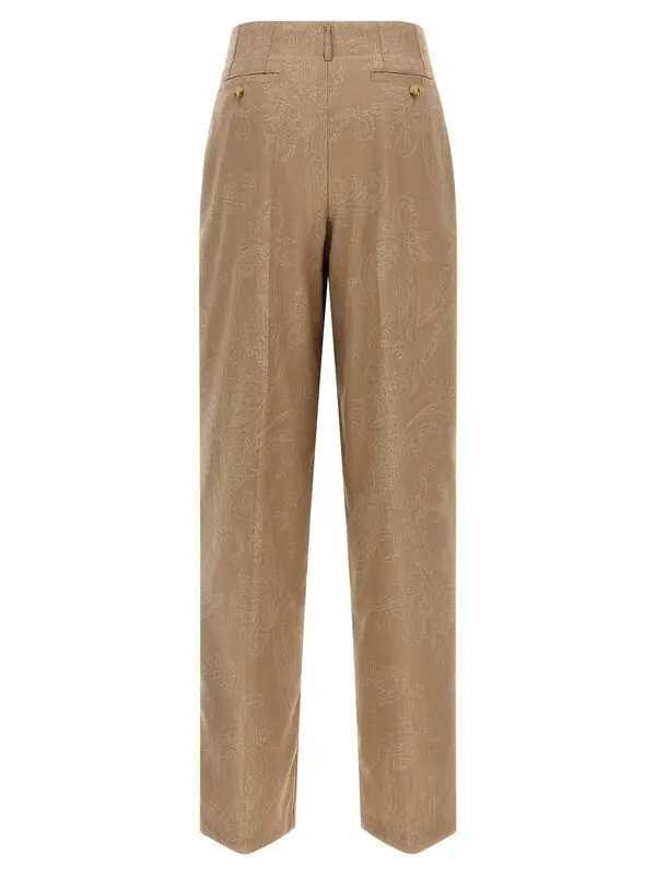 Etro Paisley Jacquard Trousers