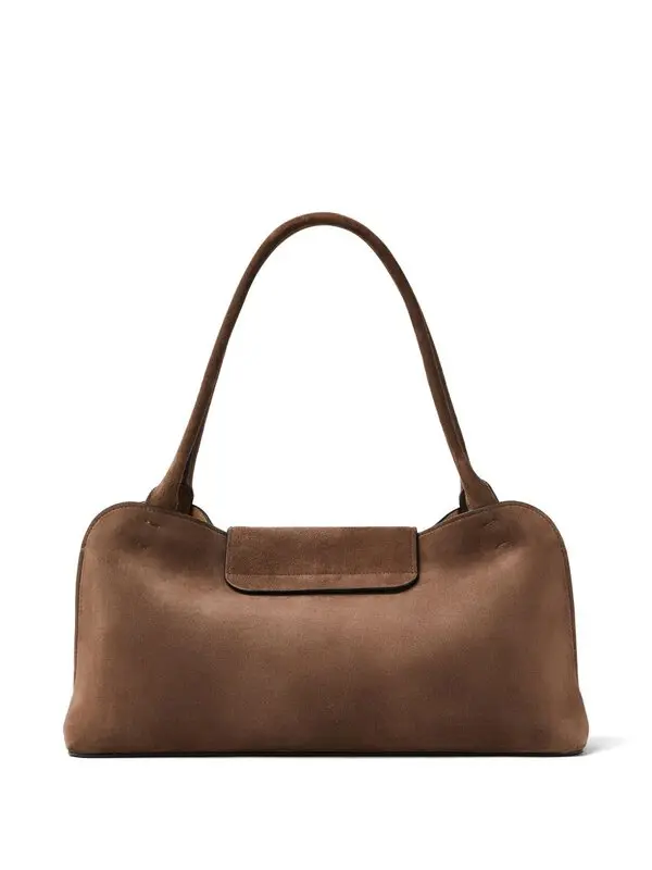 Versace Vivian Suede Leather Shoulder Bag