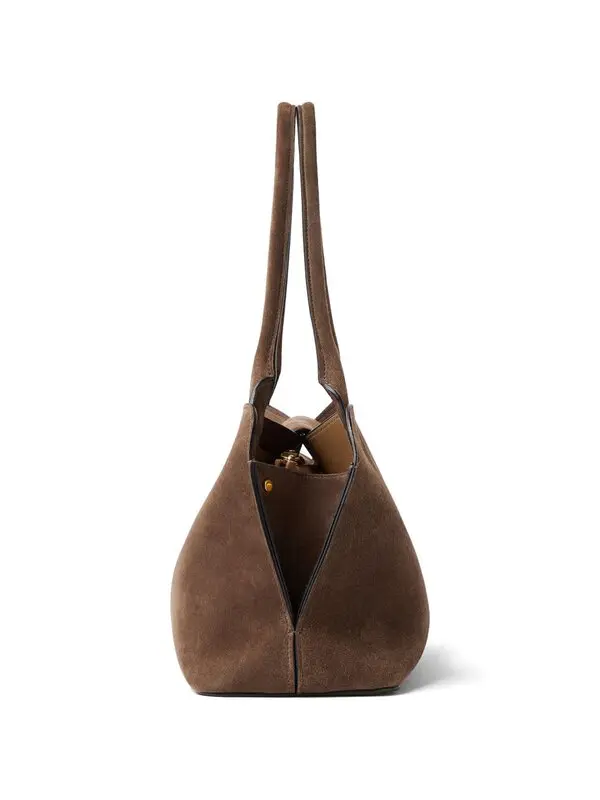Versace Vivian Suede Leather Shoulder Bag - Multicolor