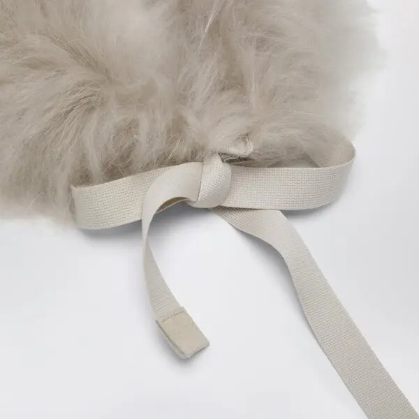 Max Mara Shearling Collar - Gray