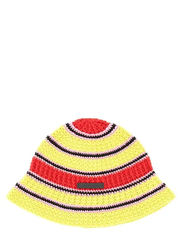 Stella McCartney Crochet Bucket Hat - Multicolor