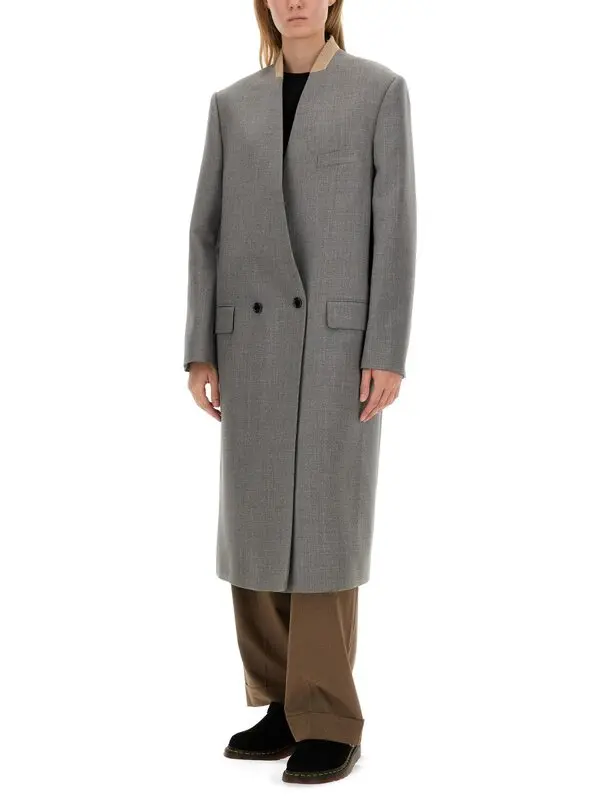 Moschino Wool Coat - Gray