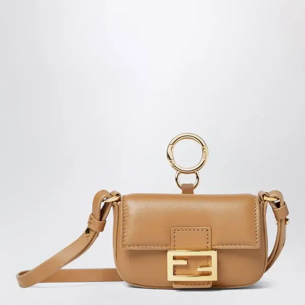 Fendi Nano Baguette Charm Cappuccino - Brown