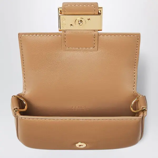 Fendi Nano Baguette Charm Cappuccino - Brown