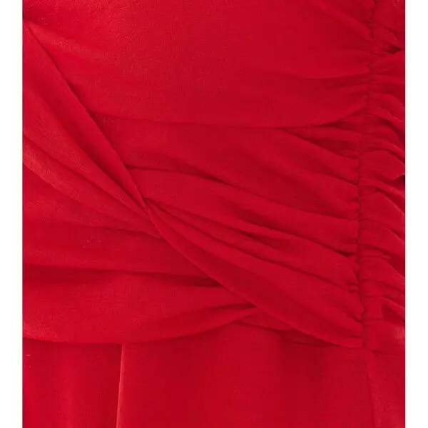 GANNI Marl Mesh Draped Skirt