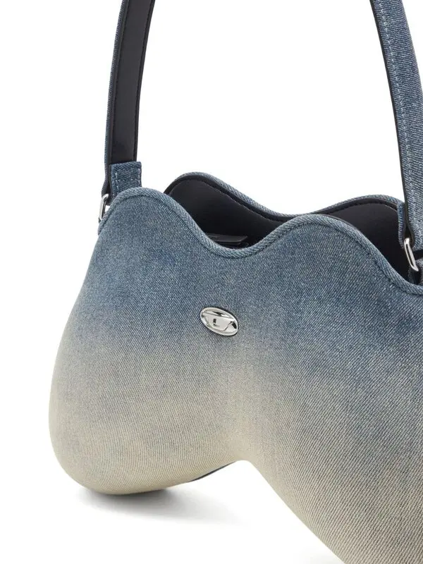 DIESEL® Double-d Denim Shoulder Bag - Multicolor