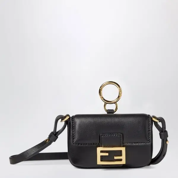Fendi Nano Baguette Charm Black - Multicolor