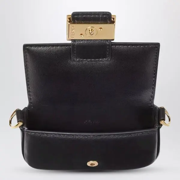 Fendi Nano Baguette Charm Black - Multicolor