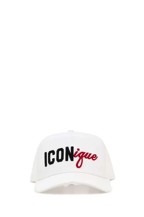 Dsquared2 Gabardine Baseball Cap - White