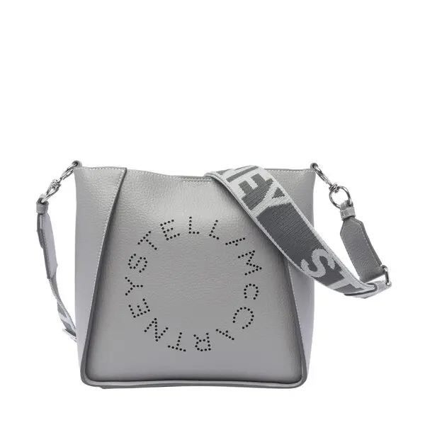 Stella McCartney Stella Logo Crossbody Bag - Gray