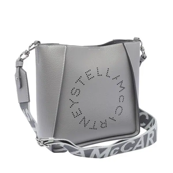 Stella McCartney Stella Logo Crossbody Bag - Gray