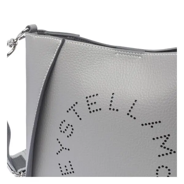 Stella McCartney Stella Logo Crossbody Bag - Gray