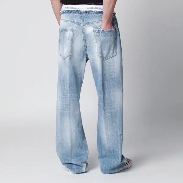 Dsquared2 Light-wash Denim Jogger Jeans