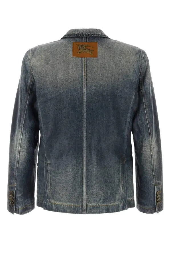 Burberry Denim Blazer - Blue