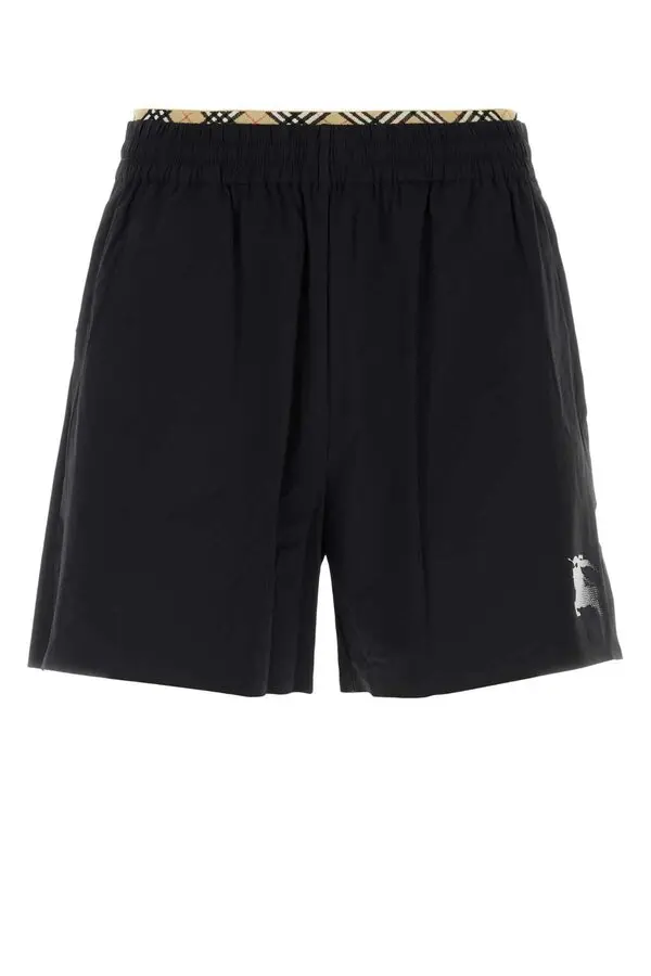 Burberry Stretch Nylon Bermuda Shorts - Black