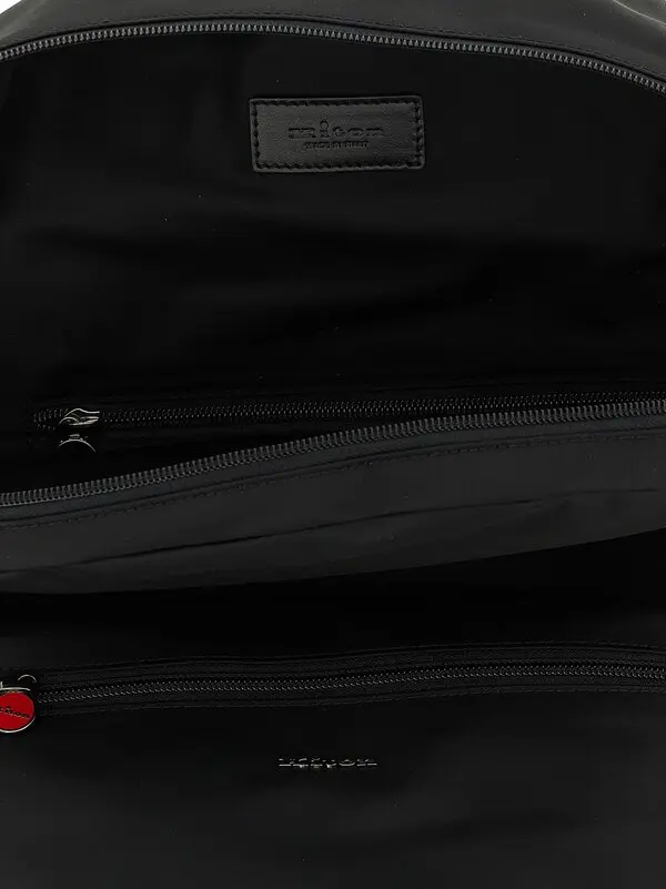 Kiton Logo Backpack - Black
