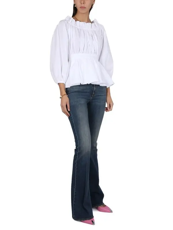 Alexander McQueen Cotton Poplin Top