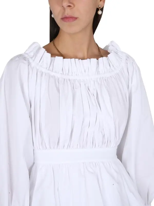 Alexander McQueen Cotton Poplin Top
