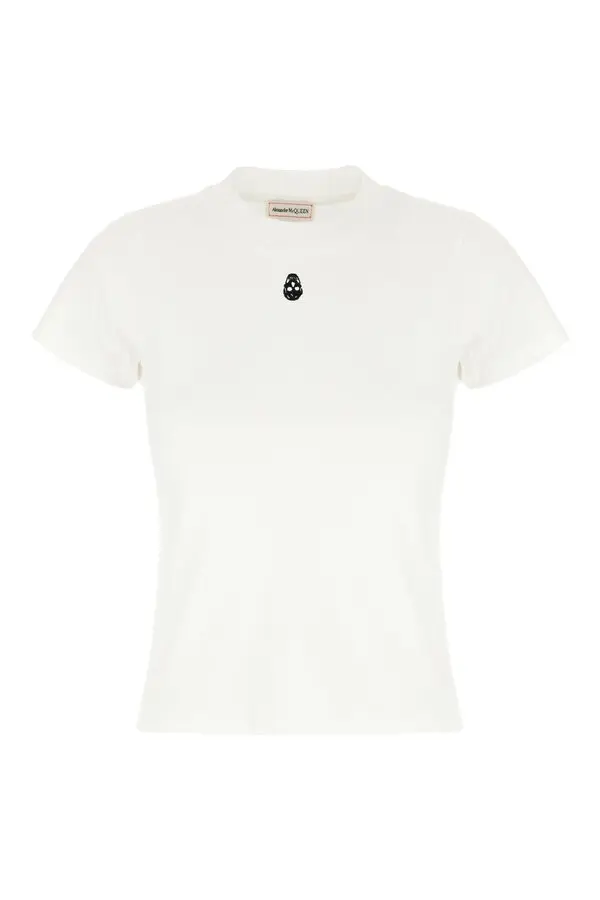 Alexander McQueen Embellished Logo Crewneck T-shirt - Multicolor