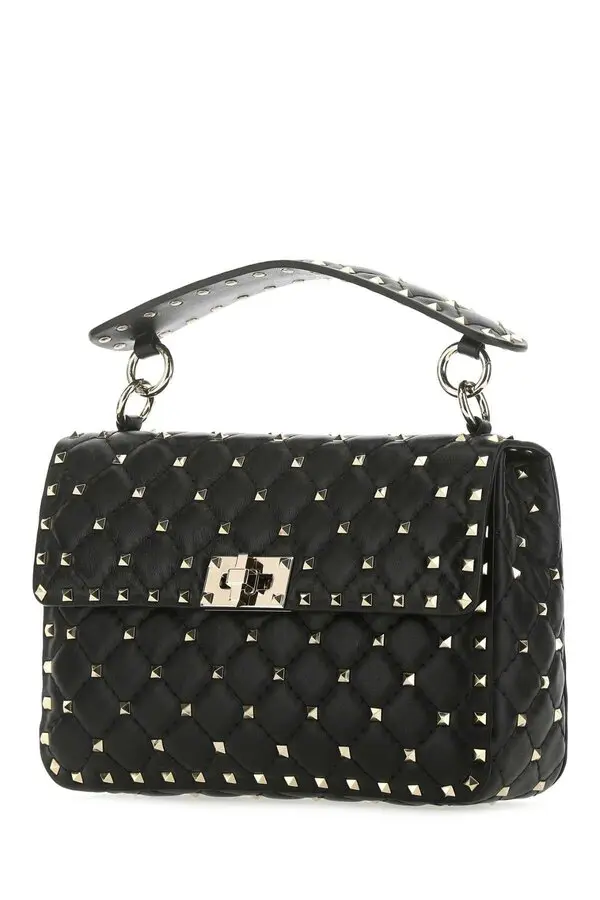 Valentino Garavani Nappa Leather Handbag - Black