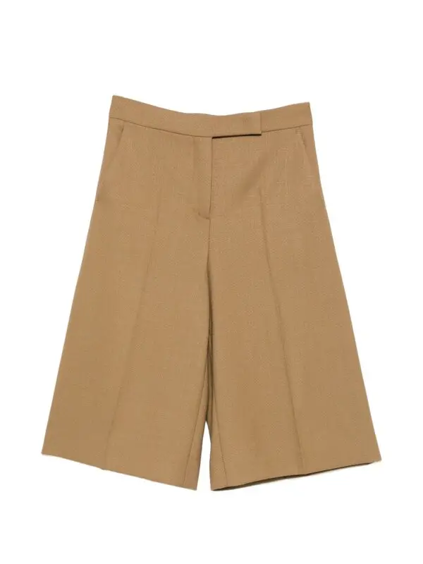Max Mara Wool Bermuda Shorts - Multicolor