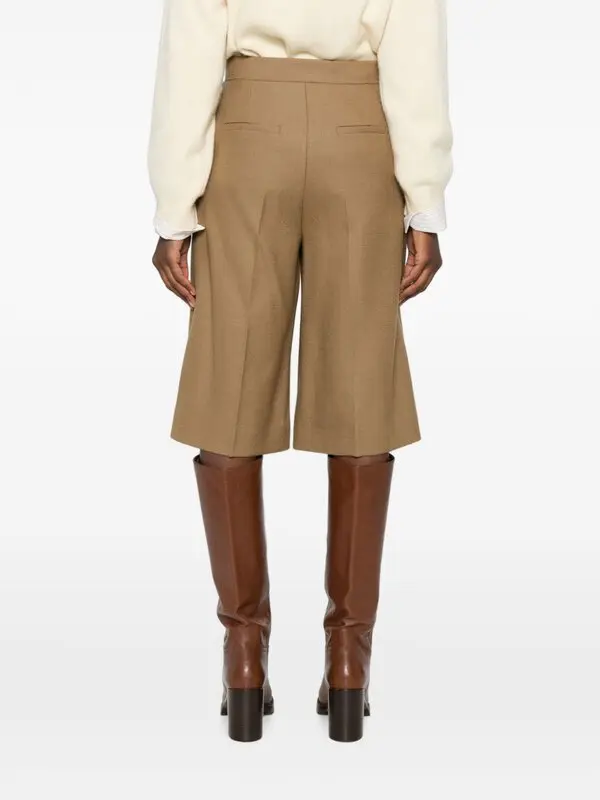 Max Mara Wool Bermuda Shorts - Multicolor