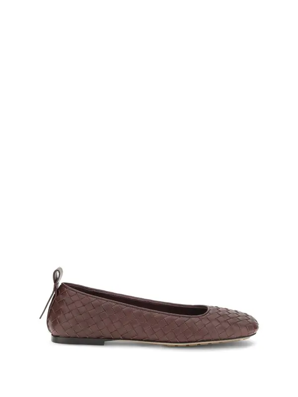 Bottega Veneta Charlotte Ballerinas - Brown