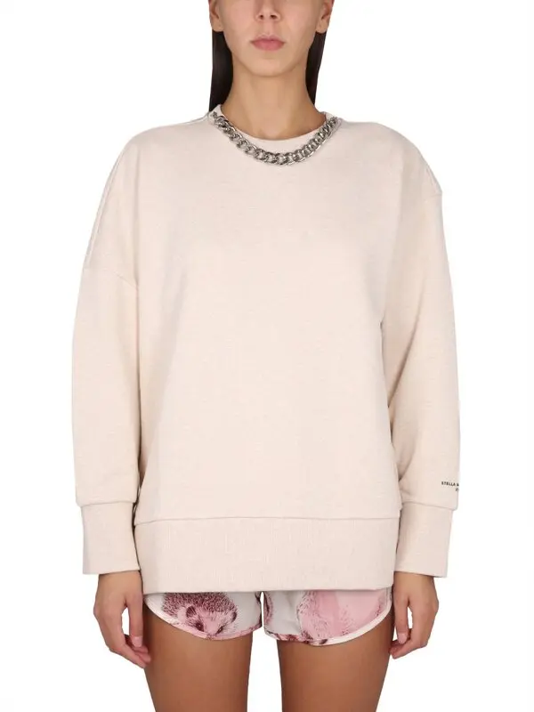 Stella McCartney Falabella Chain Sweatshirt - Cream