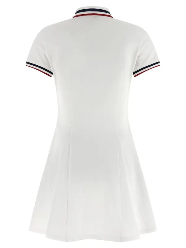 Brunello Cucinelli Logo Embroidery Tennis Dress - White
