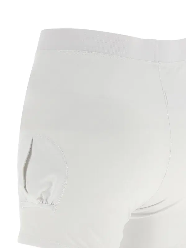 Brunello Cucinelli Logo Embroidery Tennis Dress - White