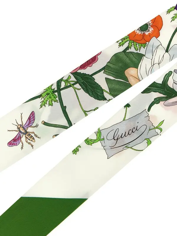 Gucci Flora' Scarf - Green