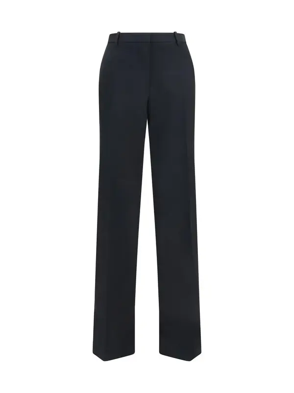 TOM FORD Wide-leg Pleated Trousers - Black