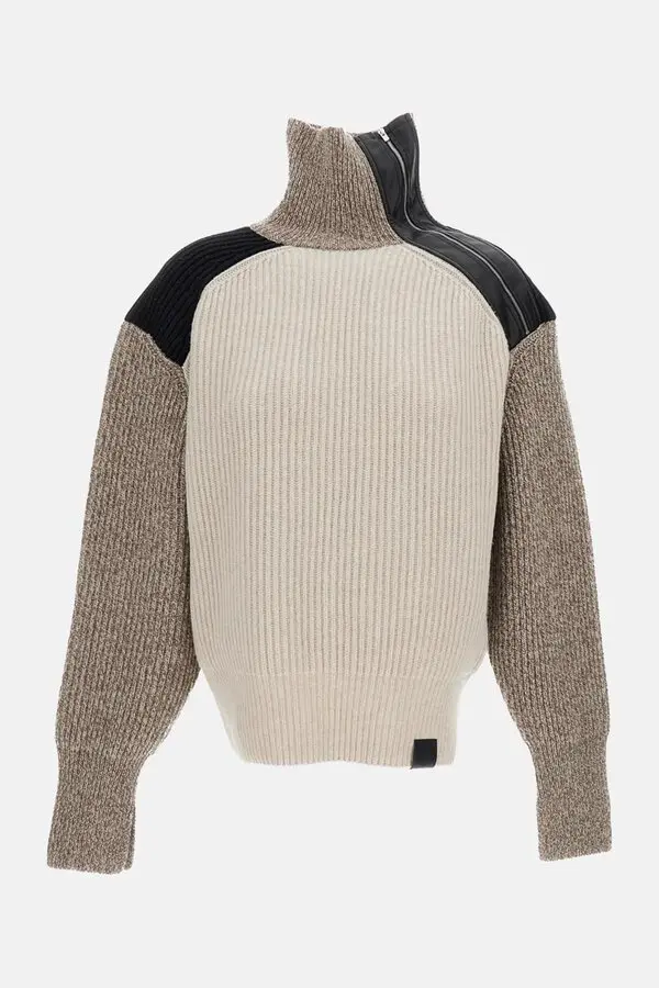 Stella McCartney Altermat Detail Block Colour Knit Jumper - Multicolor