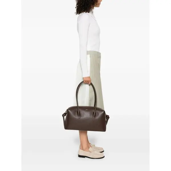 Yuzefi Calf Leather Shoulder Bag - Brown