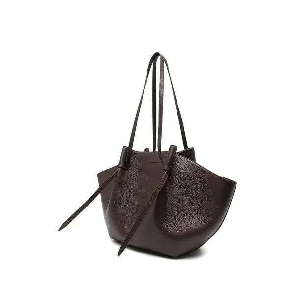 Yuzefi Leather Tote - Brown