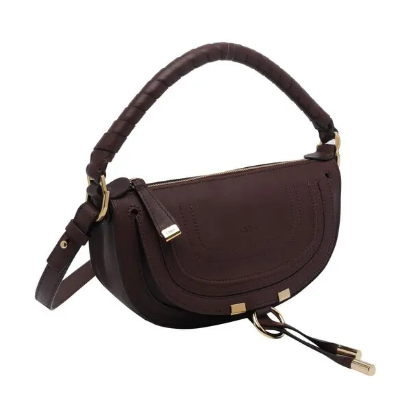Chloé Charms Crossbody Bag - Brown